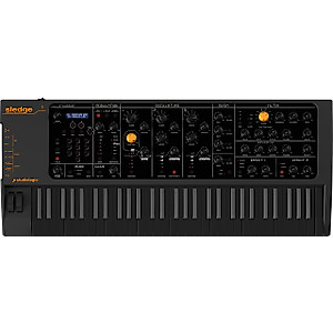 Studiologic Sledge 2 Black Edition Synthesizer with 61-Key Semi-Weighted Keyboard