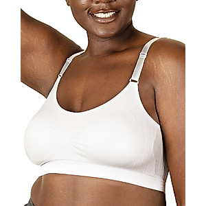 Coobie Seamless Scoopneck Bra,White,X-Large