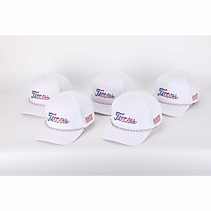 Curves & Clubs Titties Golf Hat - Funny Golf Hat - Titties Hat - Funny American Hat - One-Size-Fits-All Hat - Funny Men's Gifts, Titties Hat (Cotton, White)