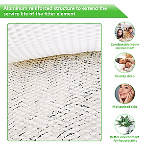 Ximoon HDC12 Humidifier Wick Filters | HDC-12 Replacement Essick Aircare HD13030 HD1303 HD14060 HD1406 HD13050 HD1305 HD1407 HD1409,Emerson Humidifier Filters 14911 32-14911 ES12-4 Pack