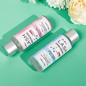 AuReve Lash Shampoo Concentrate 30ml Lash Cleanser Concentrate Add Hyaluronic Acid Oil-Free Lash Extension Shampoo Perfect for Salon，Unscented