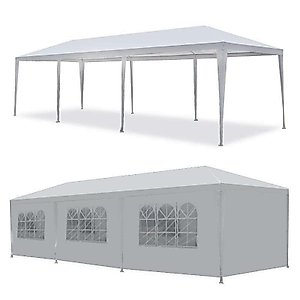 10'x30' Outdoor Canopy Party Wedding Tent White Pavilion 8 Removable Walls -8