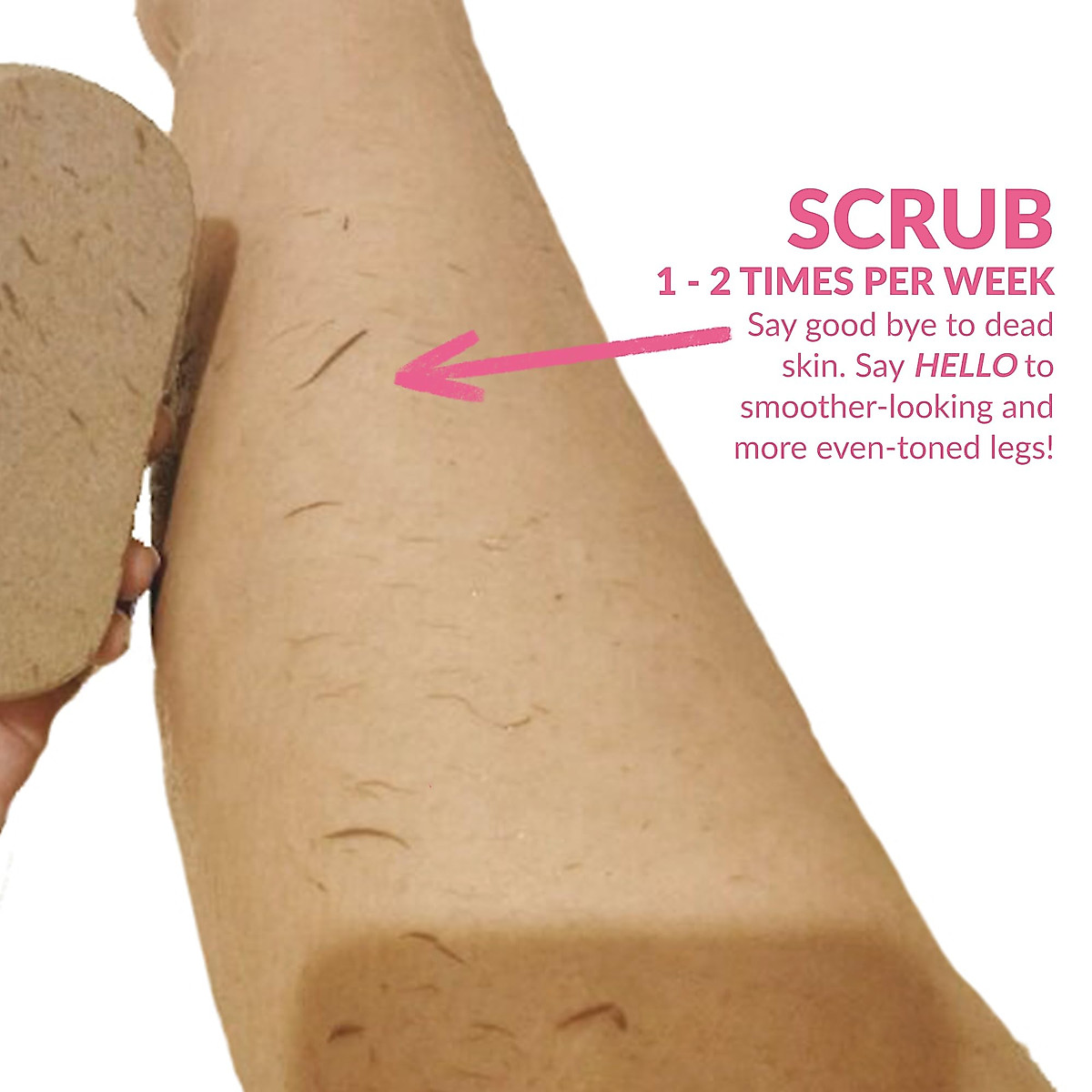 GET EVEN LEG SCRUB - Ingrown Hair Treatment For Women, Strawberry Legs Treatment, Natural Dead Skin Remover & Foot Scrub Exfoliator For Dry Skin and KP. Glowstone | Glow Stone