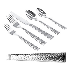 Gibson Home Flatware, 45 Piece Set, Silver