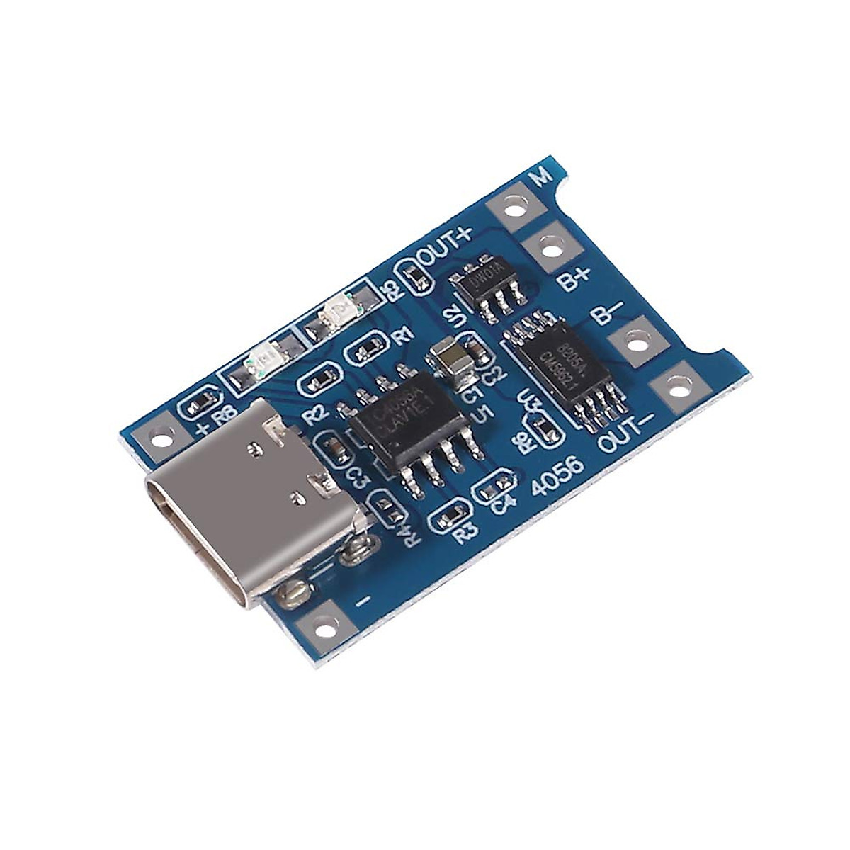 Organizer 12pcs TP4056 Type-C Input Interface USB 5V 1A 18650 Lithium Battery Charger Module Charging Board with Dual Protection Function