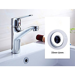 Sink Basin Trim Overflow Cover Brass Insert in Hole Round Caps Chrome 2 pcs