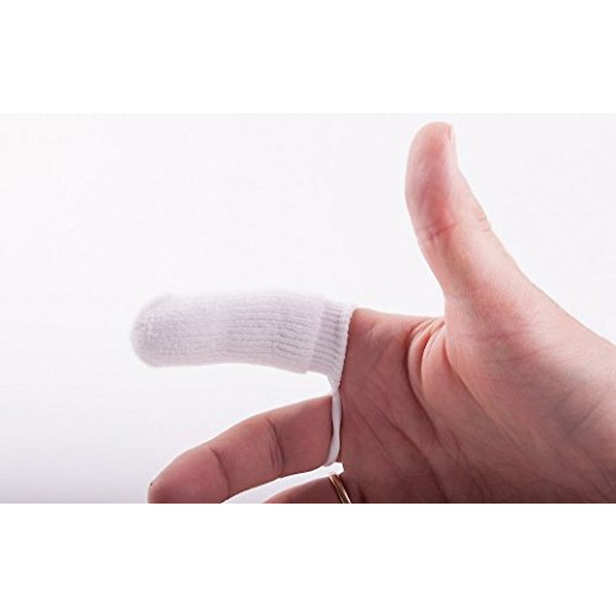 Petosan Microfiber Fingerbrush, 2 Pack, Battery Powered, White, for Dogs