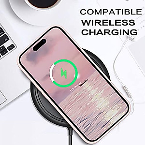 BENTOBEN for iPhone 14 Pro Max Case, Soft Silicone Gel Rubber Bumper Microfiber Lining Hard Back Shockproof Protective Phone Cover for iPhone 14 Pro Max 6.7", Sand Pink