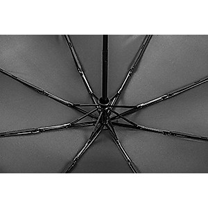 umenice UPF 50+ UV Protection Travel Umbrella Ultra Light Weight (Black)