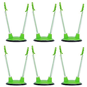 Food Bag Holder Stand, Kitchen Utensils, Food Bag Rack Clip, Bag Rack, 6Pcs for Kitchen Cabinet Drawer