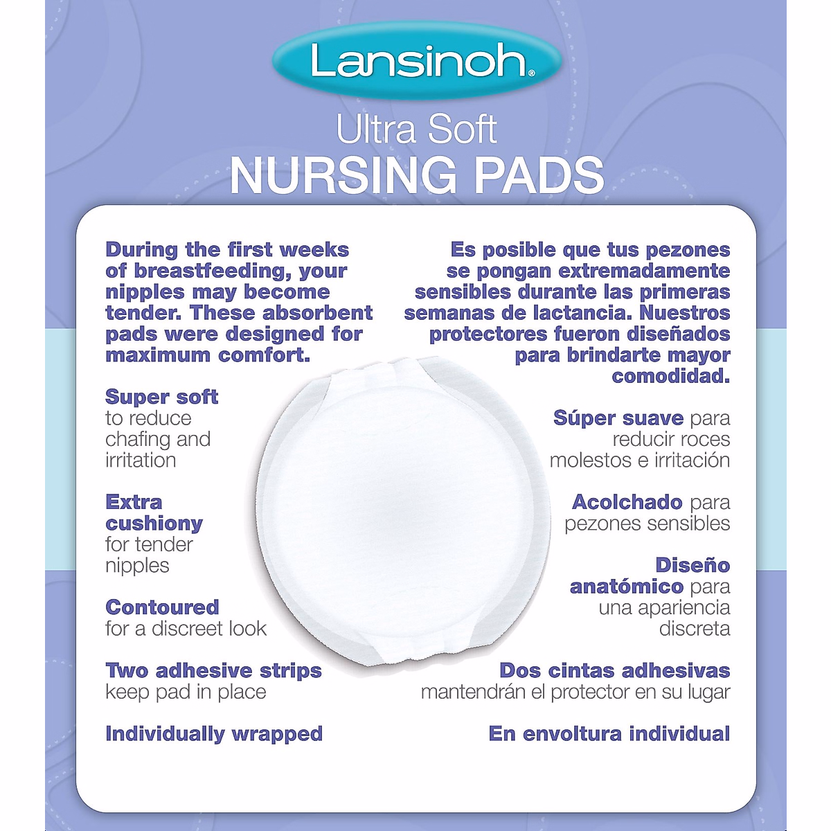 Lansinoh Nursing Pads, Pack of 36 Ultra Soft Disposable Breast Pads