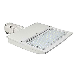 OSTEK LED Parking Lot Lights 150W 21000LM LED Shoebox Street Pole Lighting Fixture 5000K, Waterproof Outdoor Commercial Area Road Lighting for Stadium Roadways 100-277V DLC UL
