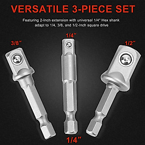 AOBEN 15 PCS XZN Triple Square Spline Bit Socket Set, S2 Alloy Steel Bits with Cr-V Steel Socket, M4-M18, Includes Socket Adapters