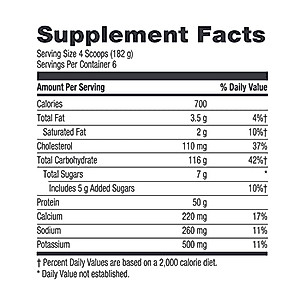 GNC Pro Performance Weight Gainer - Vanilla Ice Cream, 6 Servings, Protein to Increase Mass