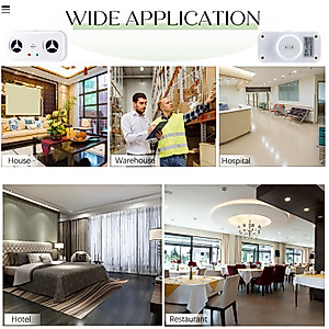 6 Pack Ultrasonic Pest Repeller Indoor Pest Control ​Ultrasonic Plug in Mouse Repellent, Ant Rodent Repeller, Electronic Mice Repellent for Home, Office, Warehouse, Hotel, Kitchen, Patio