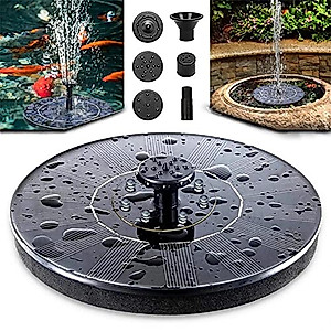n/a Mini Solar Fountain Garden Landscape Fountain Outdoor Pool Floating Fountain Bird Bath Solar Powered Fountain