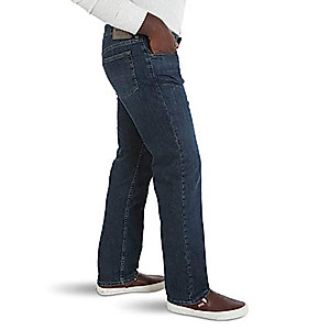 Wrangler Authentics Men's Comfort Flex Waist Relaxed Fit Jean Carbon 44W x 32L