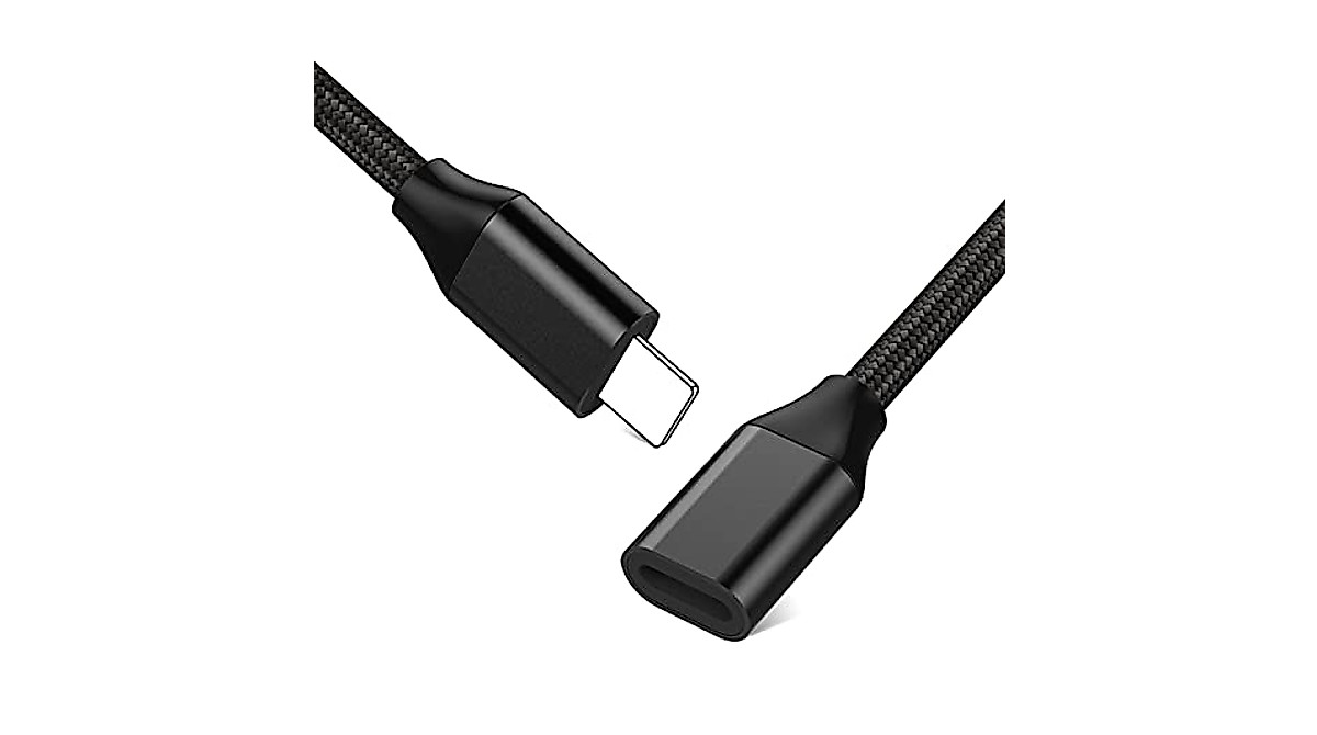 EMATETEK Braided Extender Cable - Audio, Video, Data, Power