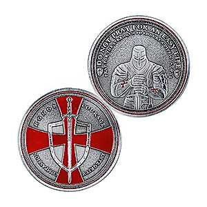 AtSKnSK The Knights Templar Challenge Coin