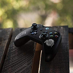 Skinit Decal Gaming Skin Compatible with Xbox One Elite Controller - Officially Licensed Ohio State University OSU Ohio State Black Design