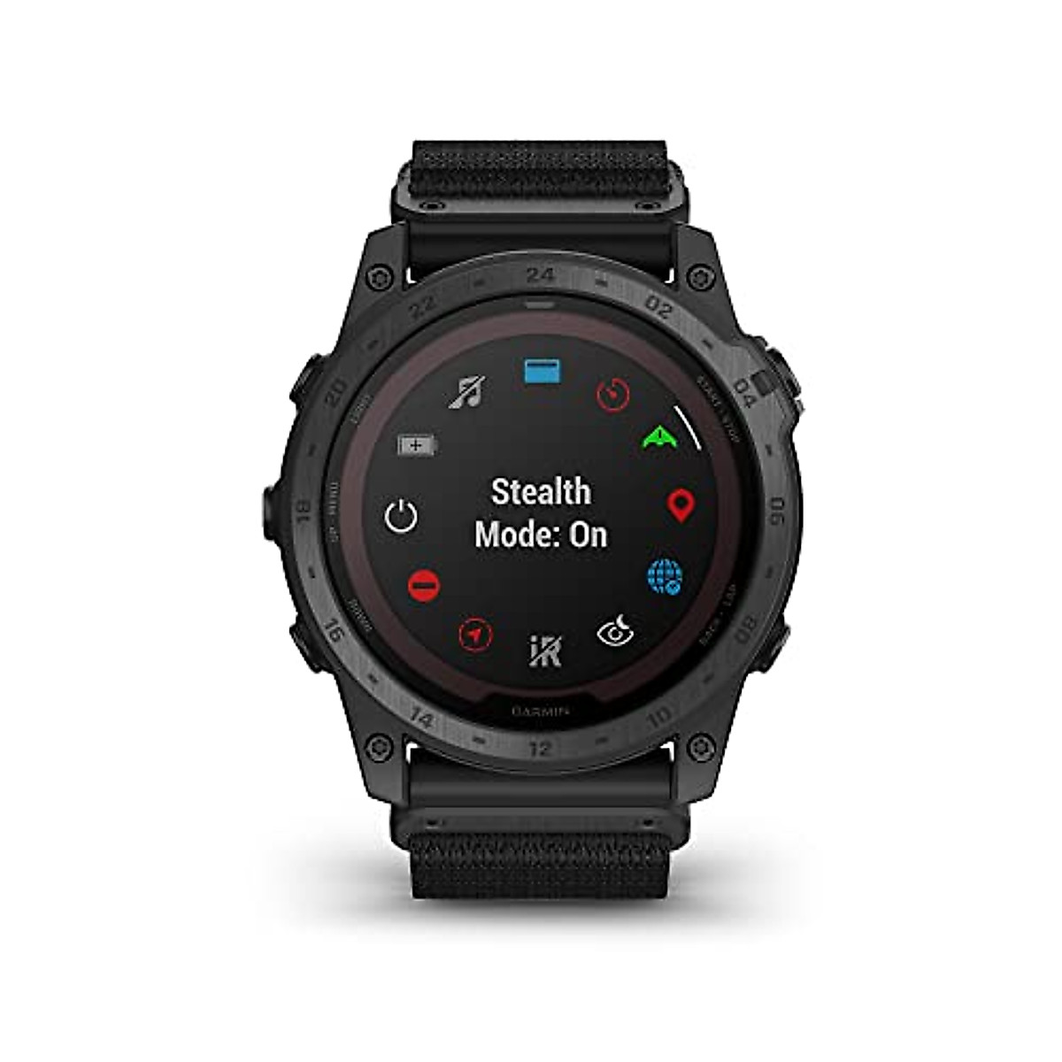 Garmin tactix 7, Pro Ballistics Edition, Ruggedly Built Tactical GPS Watch with Solar Charging Capabilities, Applied Ballistics and Nylon Band,Black