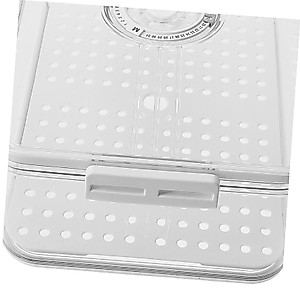 MAGICLULU Refrigerator Organizer Bins Airtight Bread Storage Fruit Vegetable Storage Containers Timer Function