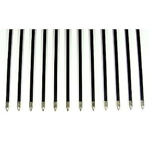 12 Shiny Black® 30" Fiberglass Target Practice Arrows