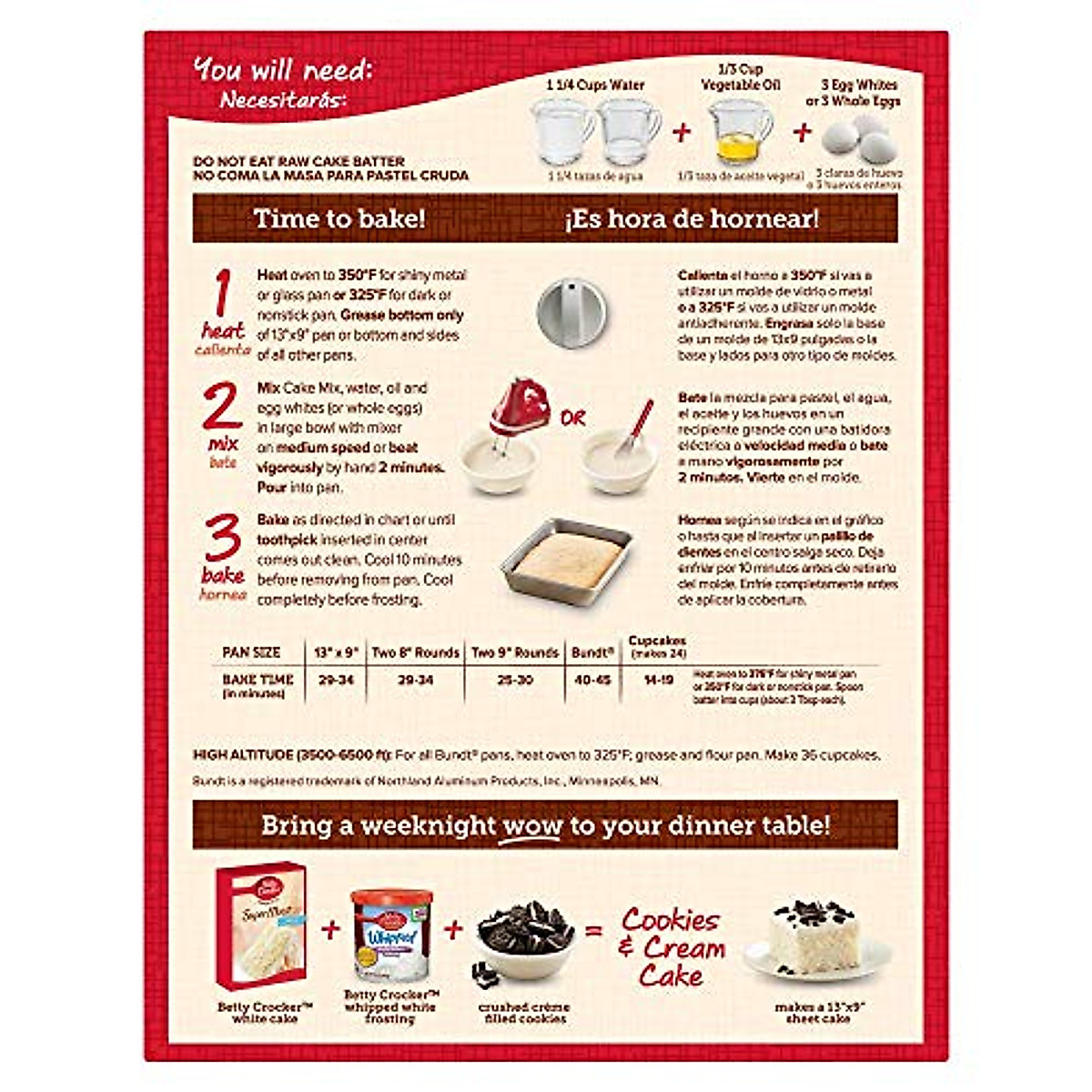 Betty Crocker White Cake Mix | Vanilla Frosting | 1 - I AM CAPABLE MAGNET.