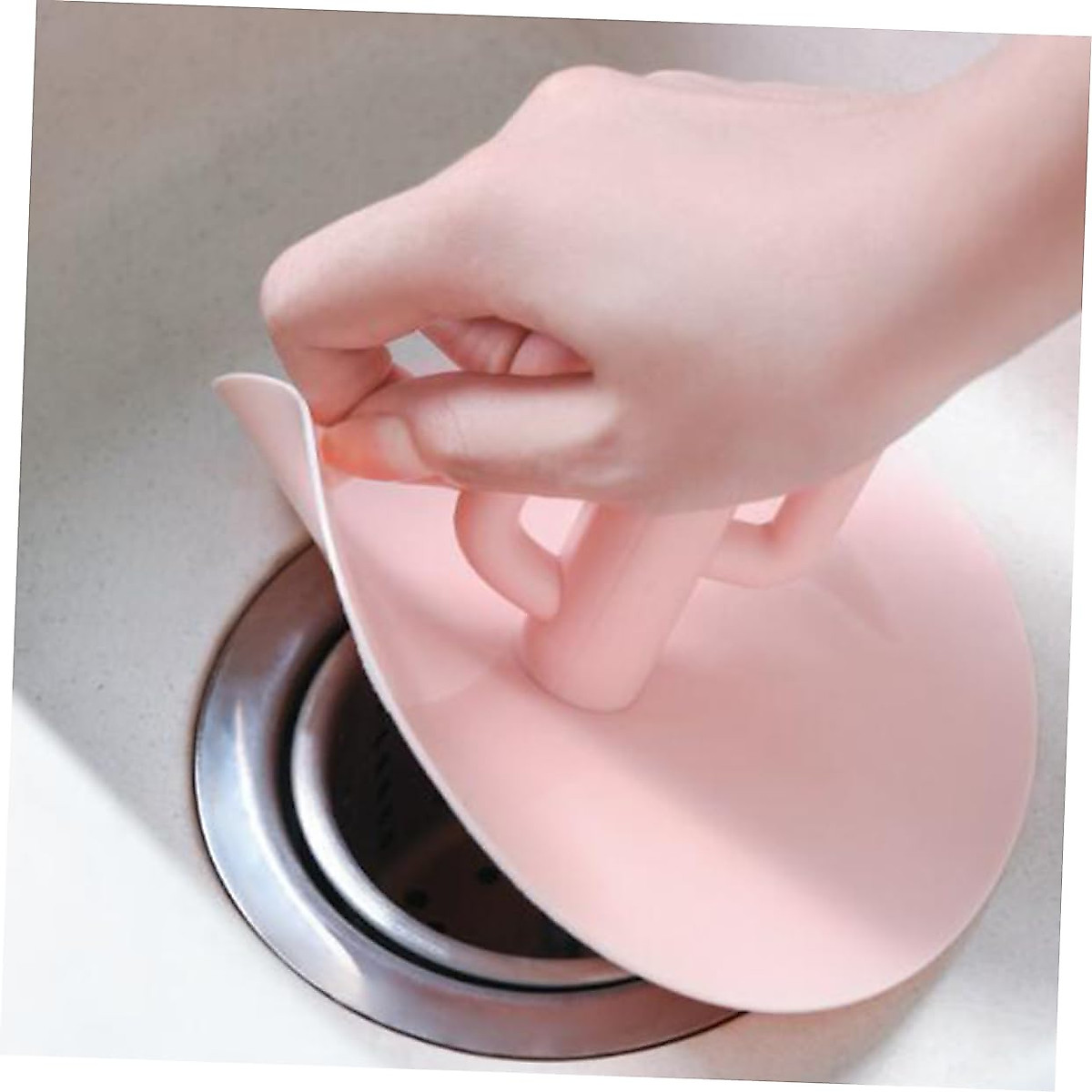 2pcs Bathtub Stopper for Bathroom Round Cactus Shape Plug Silicone Sink Cover Creative Sink Plug Kitchen Accessories Silicone Sink Plug