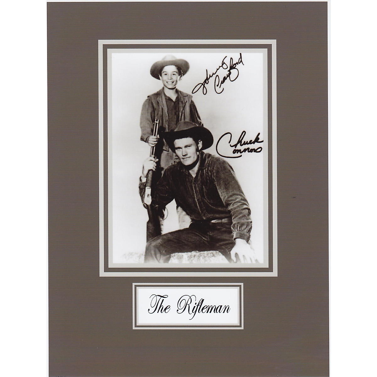 Kirkland Signature The Rifleman, Classic TV 8 X 10 Autograph Photo on Glossy Photo Paper