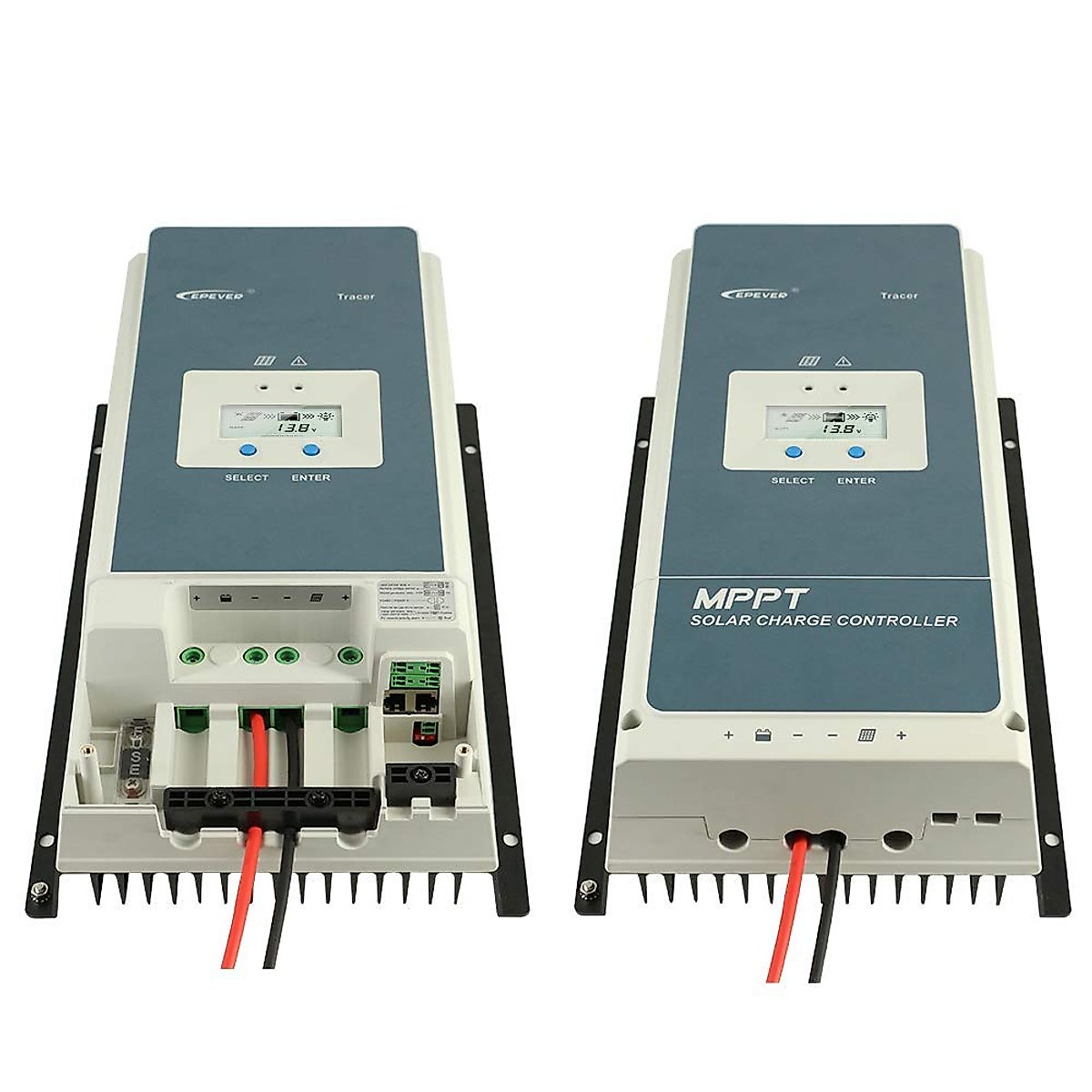 EPEVER 60A MPPT Charge Controller 48V 36V 24V 12V Auto, 60 amp Negative Ground Solar Controller MPPT Max 150V Input fit for Litium Sealed (AGM) Gel Flooded User Battery