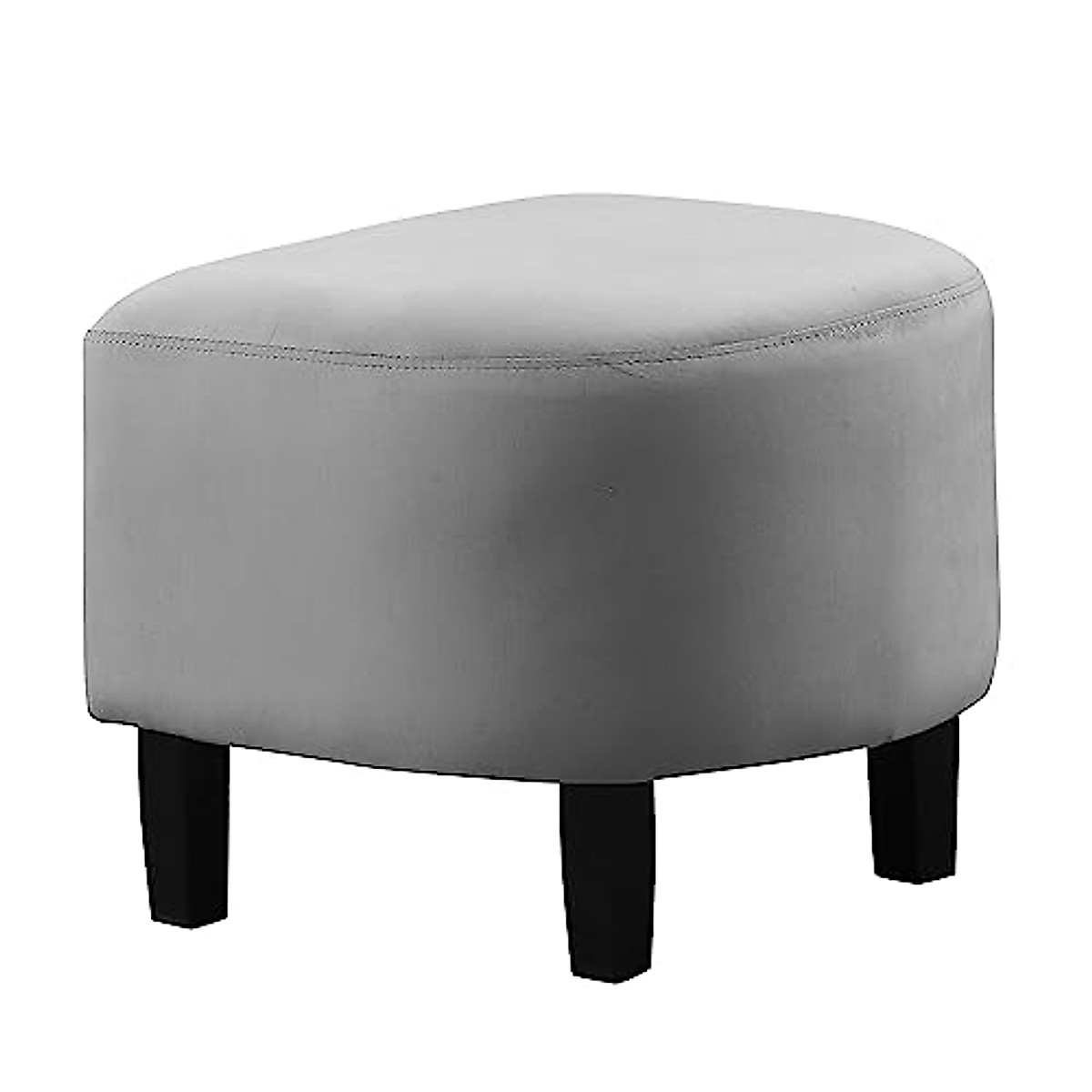 Urban Home Furniture Wesley Tub, Barrel, Accent Chair, Ottoman, Footrest, Grey