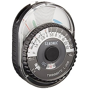 Sekonic 401-208 Twin Mate Light Meter (Black/White)