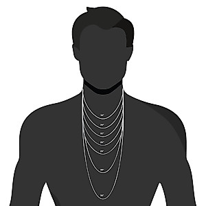 14K Yellow Gold Filled 3.5mm Figaro Chain with Lobster Clasp - 20 Inch