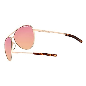 Tifosi Optics Shwae Aviator Sunglasses (Gold, Pink Mirror)