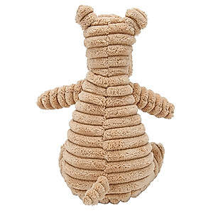 Squeaky Dog Toys, Fun Cute Rhinoceros Interactive Stuffed Plush Dog Toys, Durable Safe Molars Training Toy Bite Resistance Teeth Grinding Dog Chew Toys for Dogs Puppies Small Medium and Large Dogs