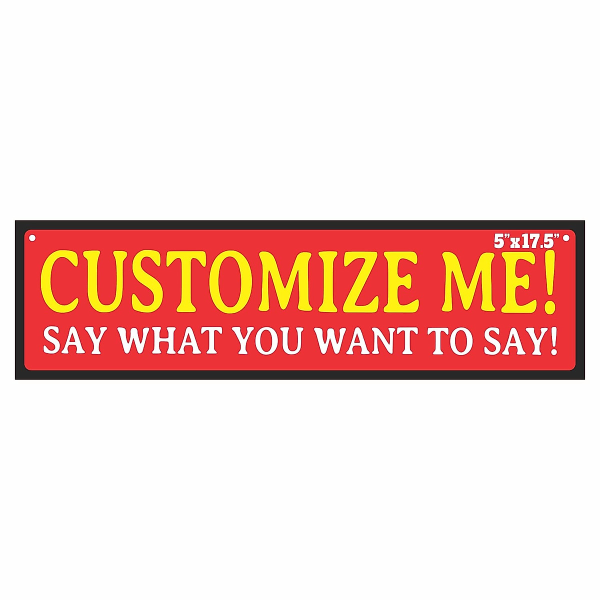 ATX Custom Signs - Weatherproof Aluminum Metal Custom Personalized Sign Multiple Sizes Custom Text Caution, Danger, Warning Notice