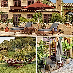 Classic Accessories Montlake FadeSafe Water-Resistant 74 x 23 x 3 Inch Outdoor Chaise Lounge Cushion Slip Cover, Patio Furniture Cushion Cover, Light Charcoal