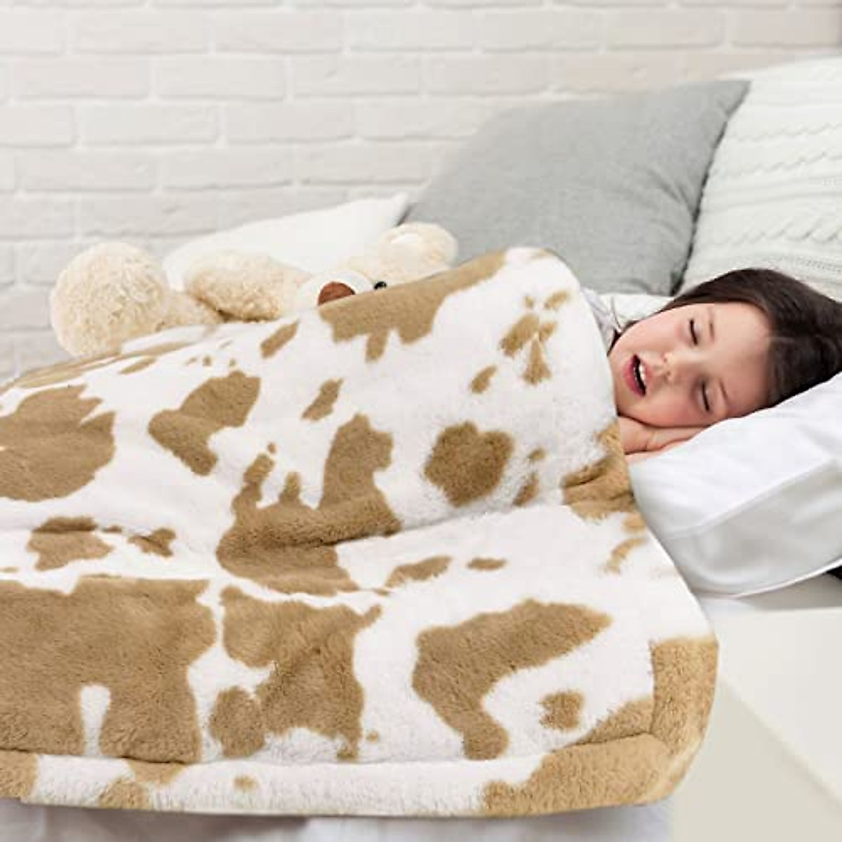 THSOBNHE Weighted Heated Blanket, 36 * 48 Small Weighted Heating Blanket (5 lbs) with 12 Heat Levels & 1-24H Auto Off, Small Size Heavy Sherpa Throw Blanket for Adult and Children