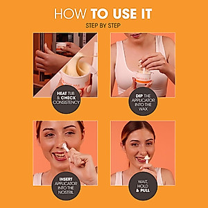 Nad's Nose Wax Kit for Men & Women - Waxing Kit for Quick & Easy Nose Hair Removal, 1 Count