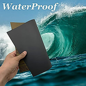 AutKerige 1000 Grit Wet Dry Sandpaper, 9 x 11 Inch Sanding Sheets, 15PCS Premium Silicon Carbide Sand Paper for Wood Metal Ceramic or Auto Polishing and Scratches Removing