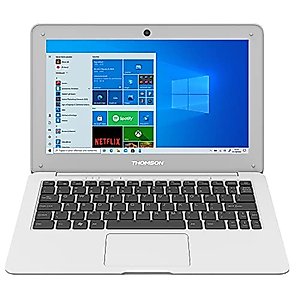 Thomson Laptop NEO 10, 10.1 Inch, Intel Atom , 4Gb RAM , 64Gb eMMC Storage, Windows 10 - White