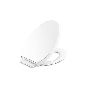 Kohler K4748-RL-0 Saile Elongated Closed-Front Toilet Seat with Soft Close and Quick Release White