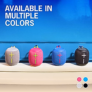 Ultimate Ears WONDERBOOM 3, Small Portable Wireless Bluetooth Speaker, Big Bass 360-Degree Sound for Outdoors, Waterproof, Dustproof IP67, Floatable, 131 ft Range - Active Black