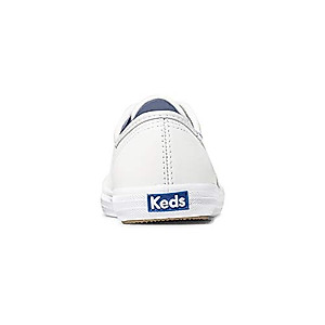 Keds Women's Champion Lace Up Sneaker, White Leather, 6.5