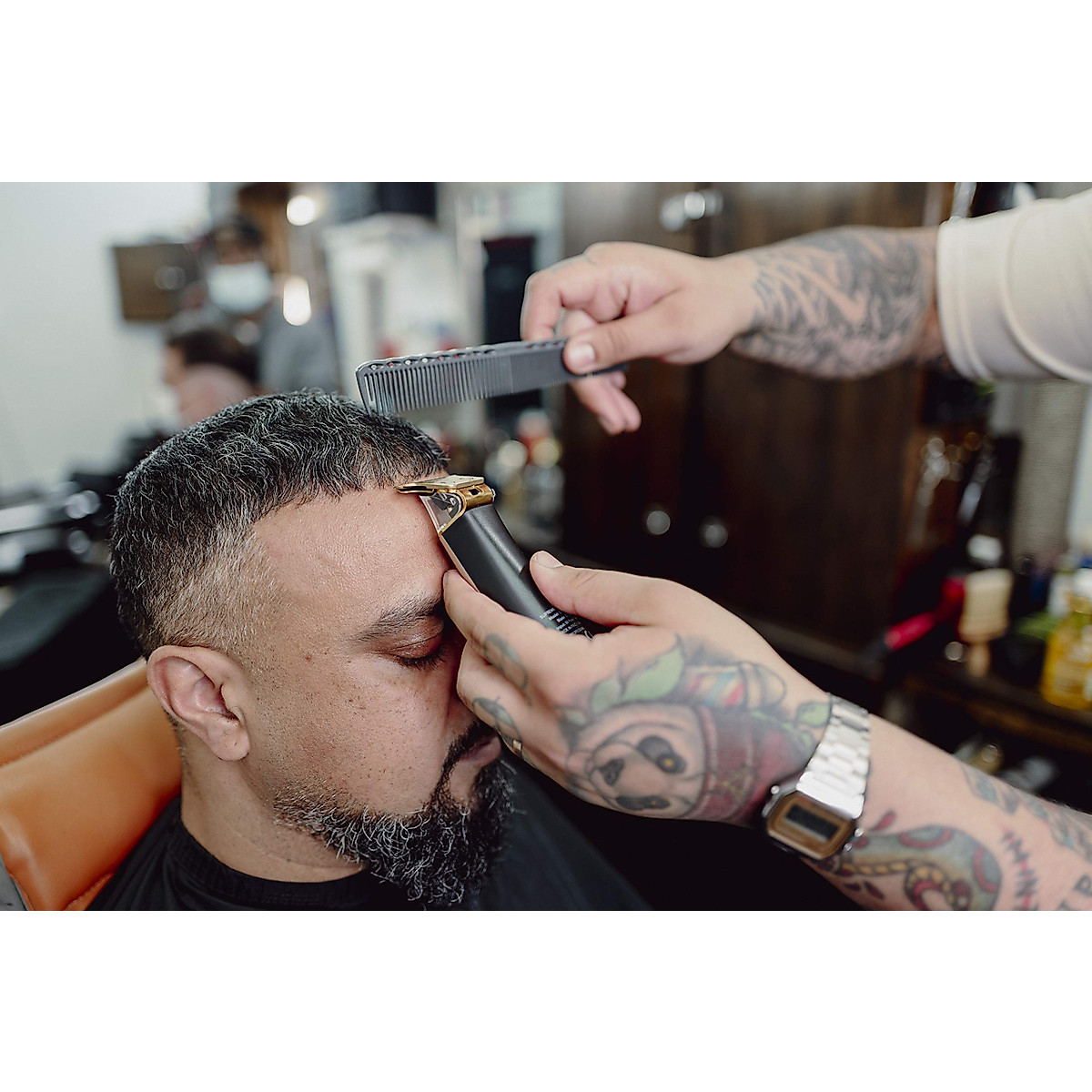 SUPREME TRIMMER Foil Shaver & Mens Trimmer | 2-in-1 Beard Trimmer Electric Razor for Men Travel Hair Trimmer Set | T Shaper ST5210 & T Fader STF501