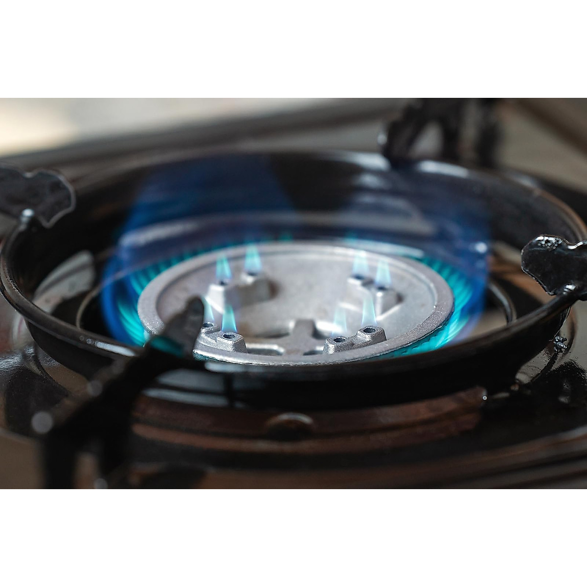 Portable Butane Gas Stove & 8 Pack Butane Canisters Complete Set With Carrying Case - Full Stainless Steel Body Electronic Ignition for Outdoor Camping Tailgating Backyard