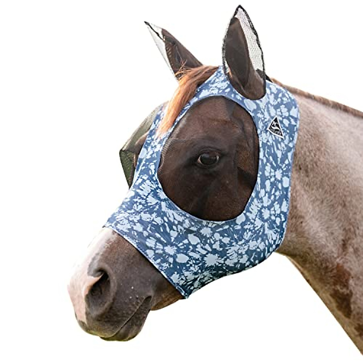 Professional's Choice Comfort-Fit Cob Fly Mask - Bleach Dye Pattern - Maximum Protection and Comfort for Your Horse