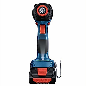 BOSCH GDX18V-1860CB23 18V Connected-Ready Two-In-One 1/4 In. and 1/2 In. Bit/Socket Impact Driver/Wrench Kit with (1) CORE18V® 4 Ah Advanced Power Battery and (1) 2 Ah Standard Power Battery