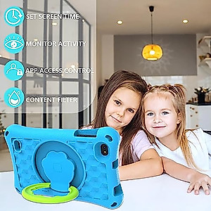 Kids Tablet, 8 inch Tablet for Kids Android Toddler Tablet 2GB 32GB ROM Wifi Tablet, Pre installed & Parent Control Learning Education Tablet with Protective Case, 2+5MP Dual Camera, IPS Touch Screen